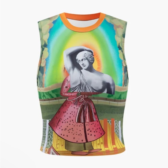 Micas | Tops | Moving Sale Micas Crop Top Sexy And Nice Art Design ...